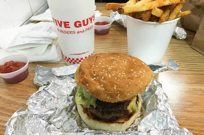 Five Guys New York : le burger à tester à tout prix